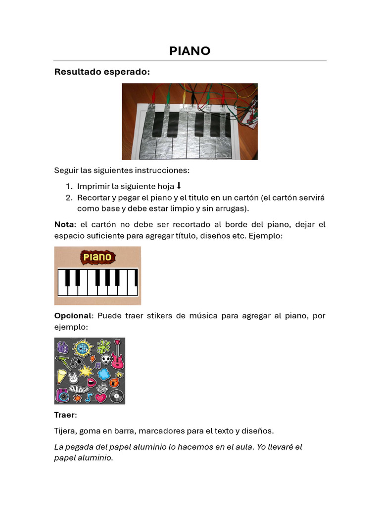 CreaciÓn de Piano4 | PDF