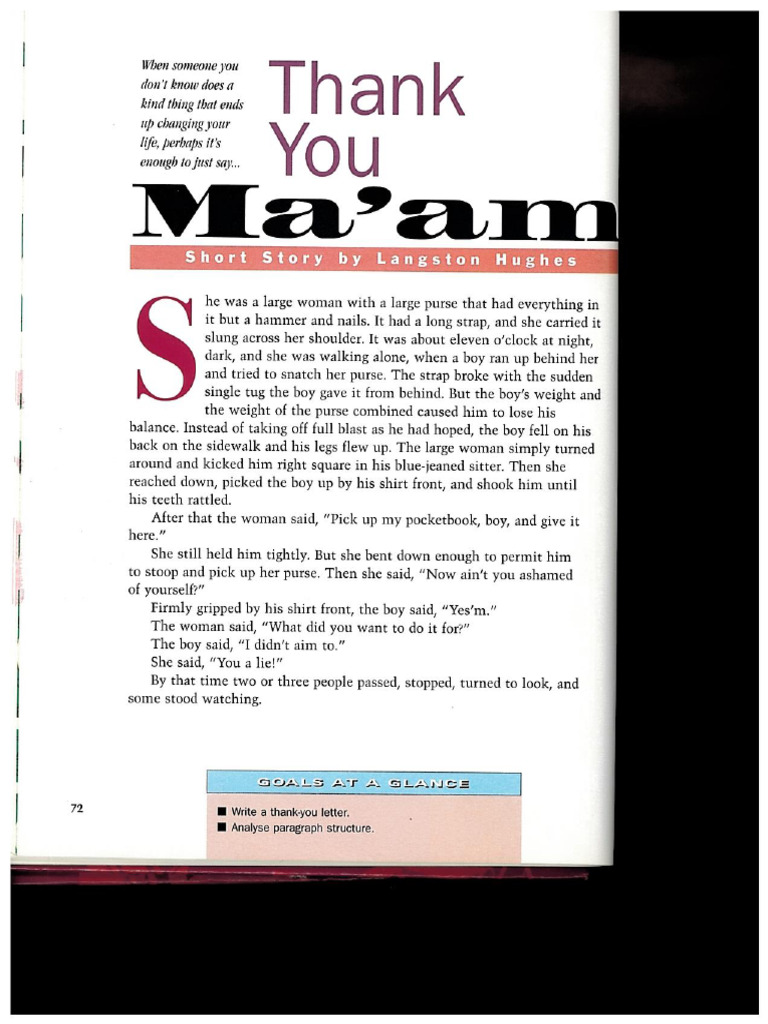 Turning Points Thank You Maam | PDF