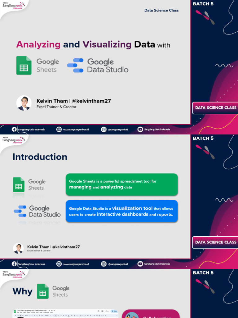 For Sangsang Univ Data Science Week 1 - Batch 5 | PDF | Microsoft Excel ...