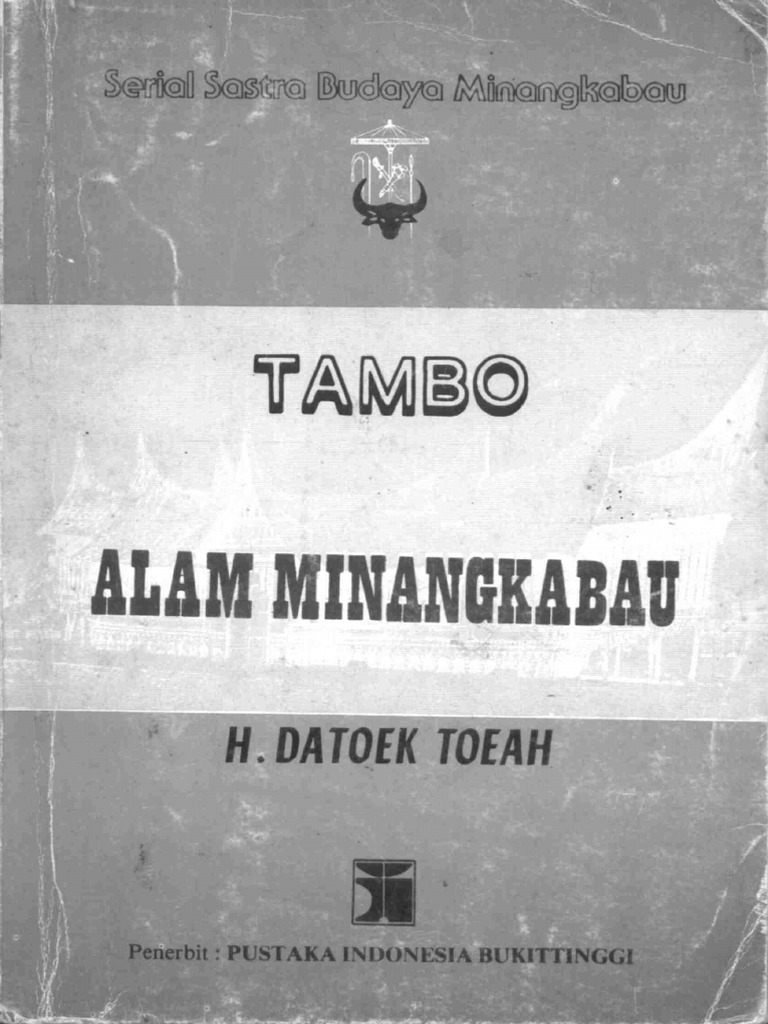 Tambo Alam Minangkabau DT Toaeh | PDF