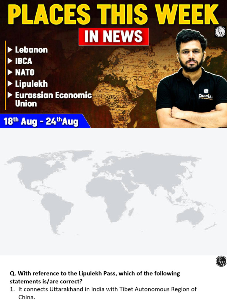 Places in NEWS Important Places of Week in NEWS UPSC Prelims 2025 ...