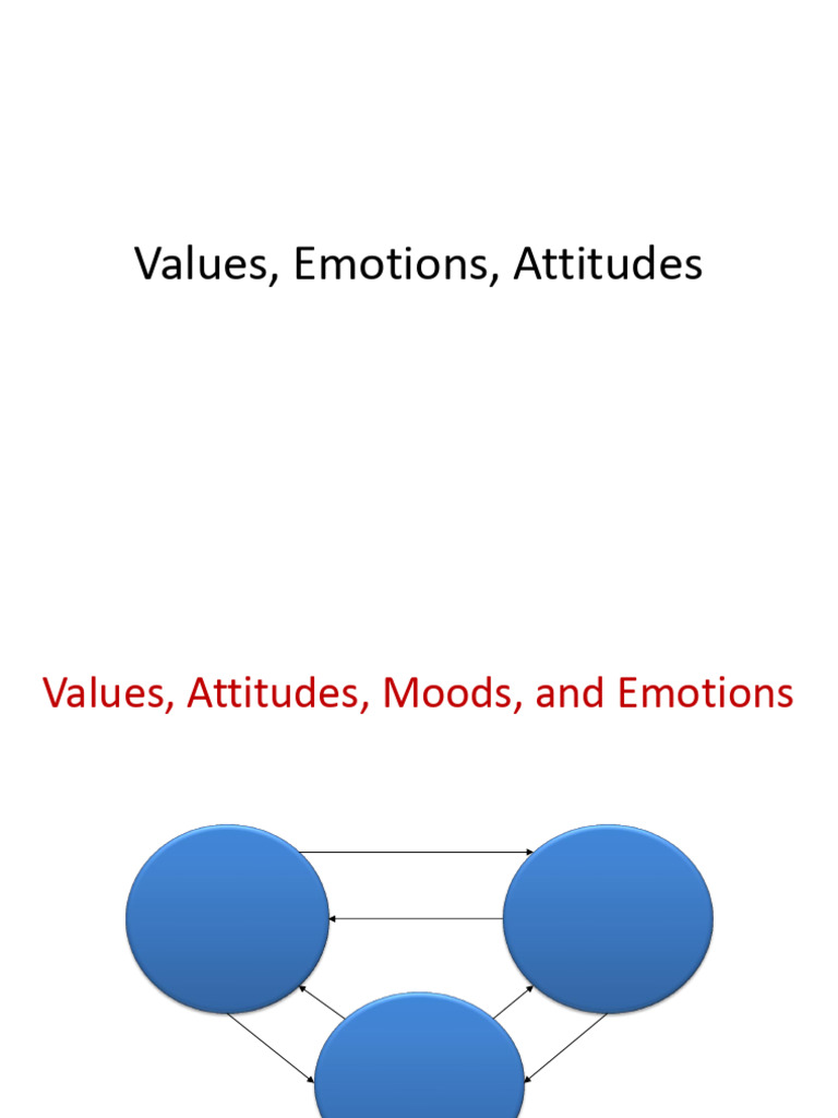 3 Values Emotions Attitudes 2025s | PDF | Job Satisfaction | Attitude (Psychology)