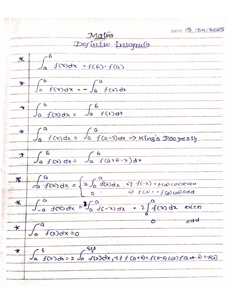 Definite Integrals,Areas and Curves,Differential Equations,Complex ...