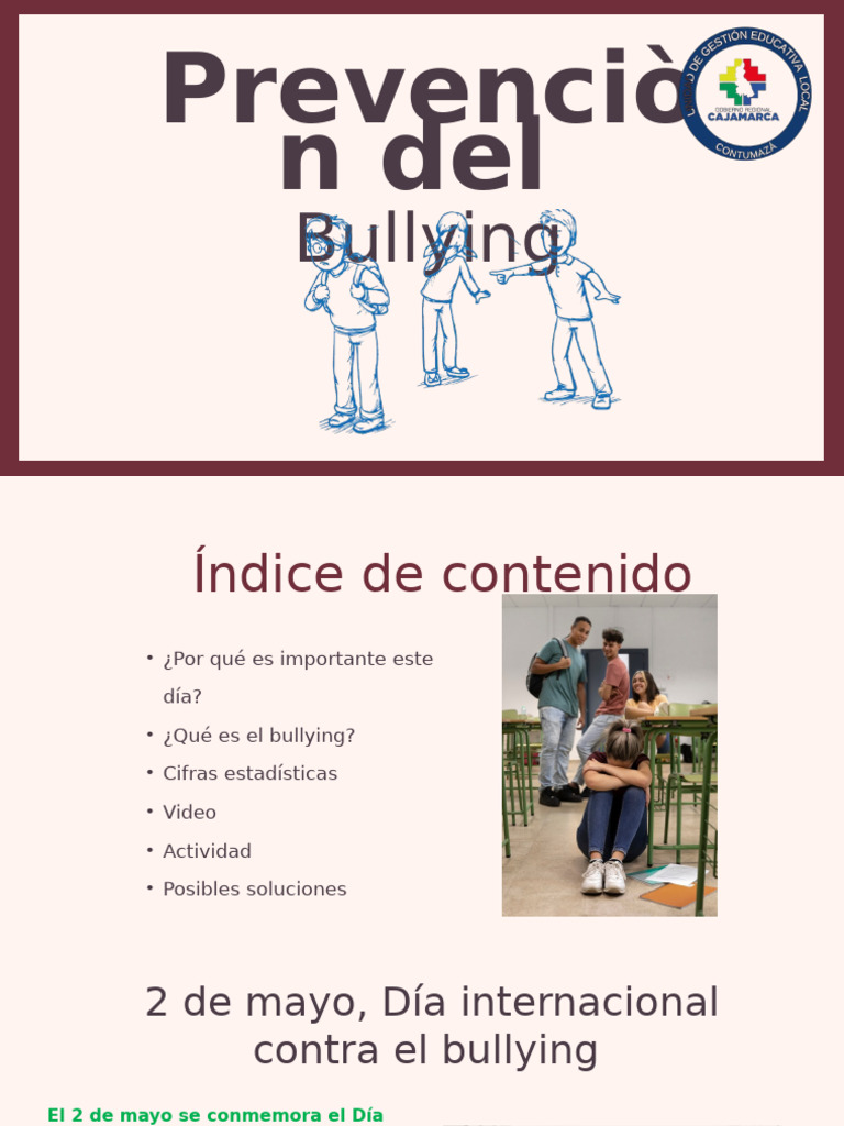 Prevención del Bullying Escolar | PDF