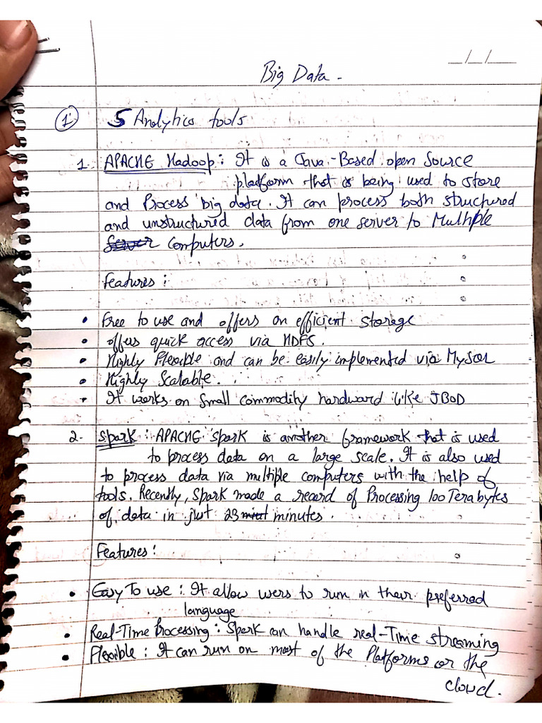 Big Data Notes | PDF