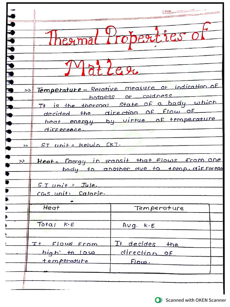 Class Xi Physics Part 1 Thermal Expansion | PDF