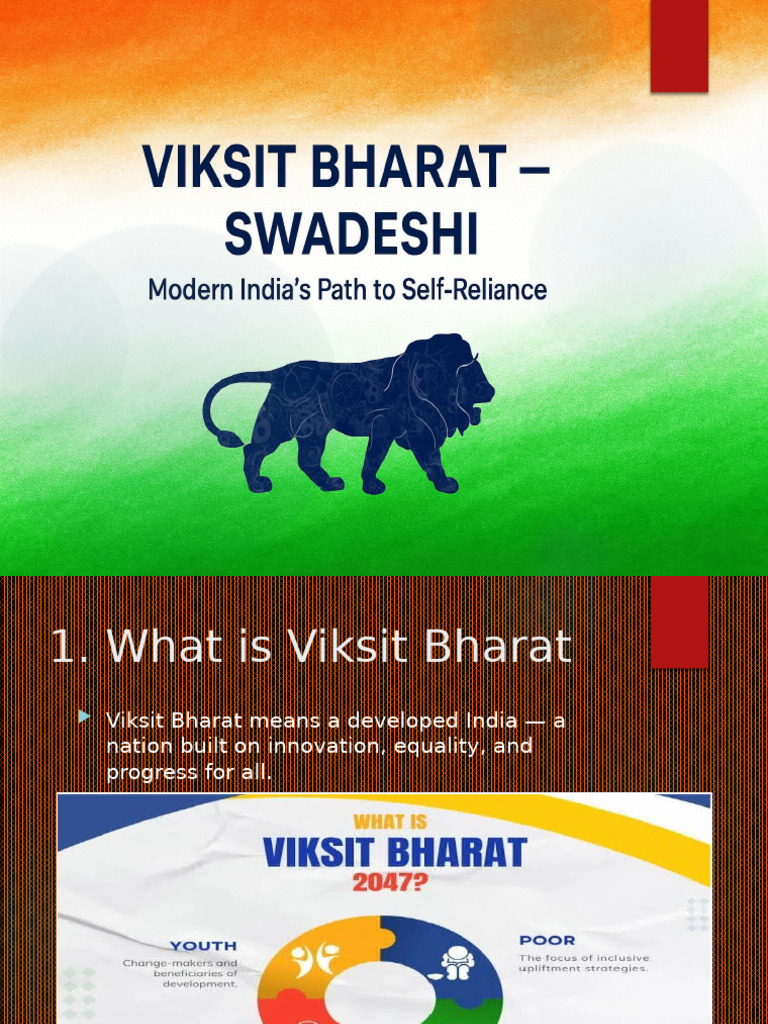 Viksit Bharat: Path to Developed India | PDF