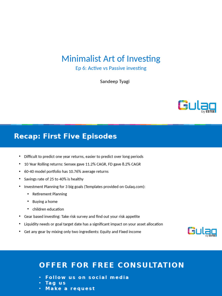 Active vs Passive Investing Explained | PDF | Investment Fund ...