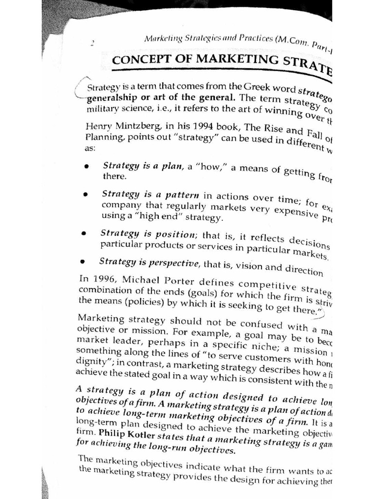Marketing Strategies Answers Project | PDF