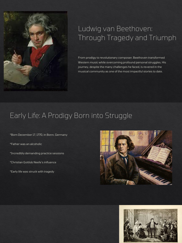 Ludwig Van Beethoven Life and Legacy of A Musical Genius | PDF | Ludwig ...