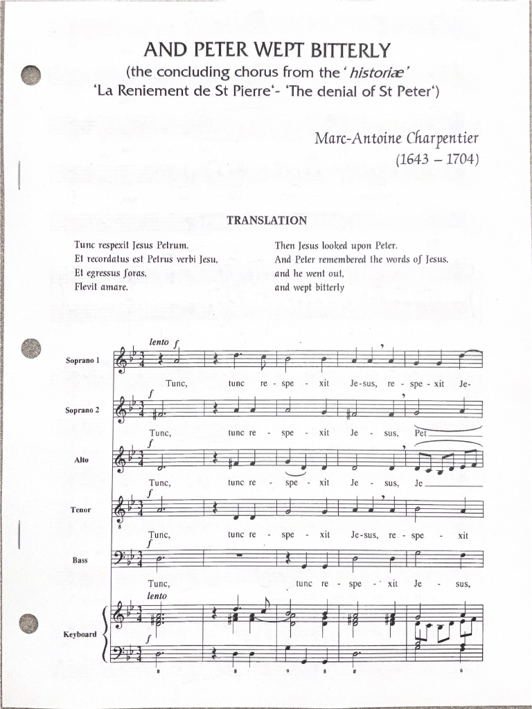 And Peter Wept Bitterly | PDF