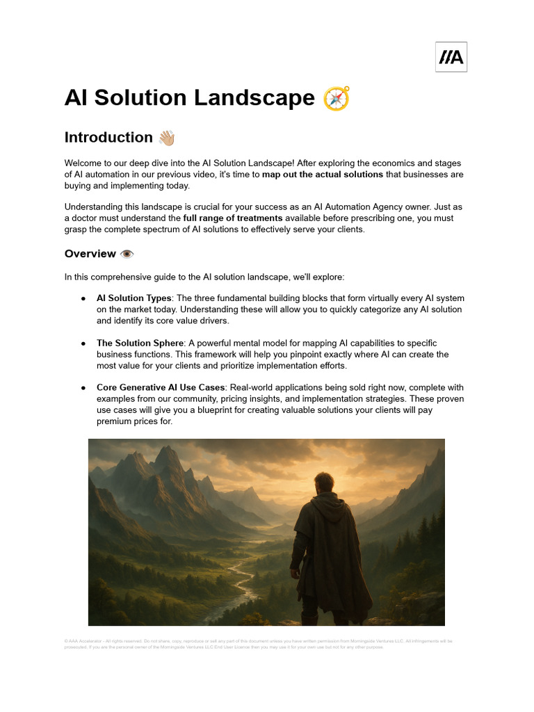 AI Solution Landscape 1.2 | PDF | Artificial Intelligence ...