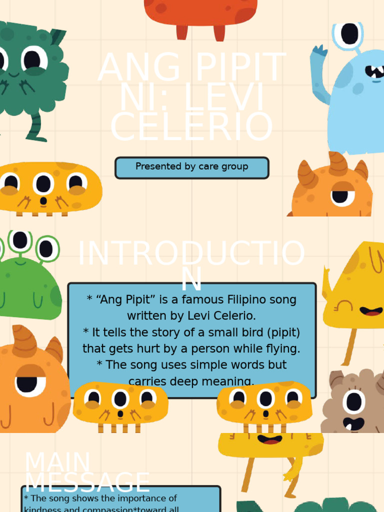 Message of "Ang Pipit": Kindness & Hope | PDF
