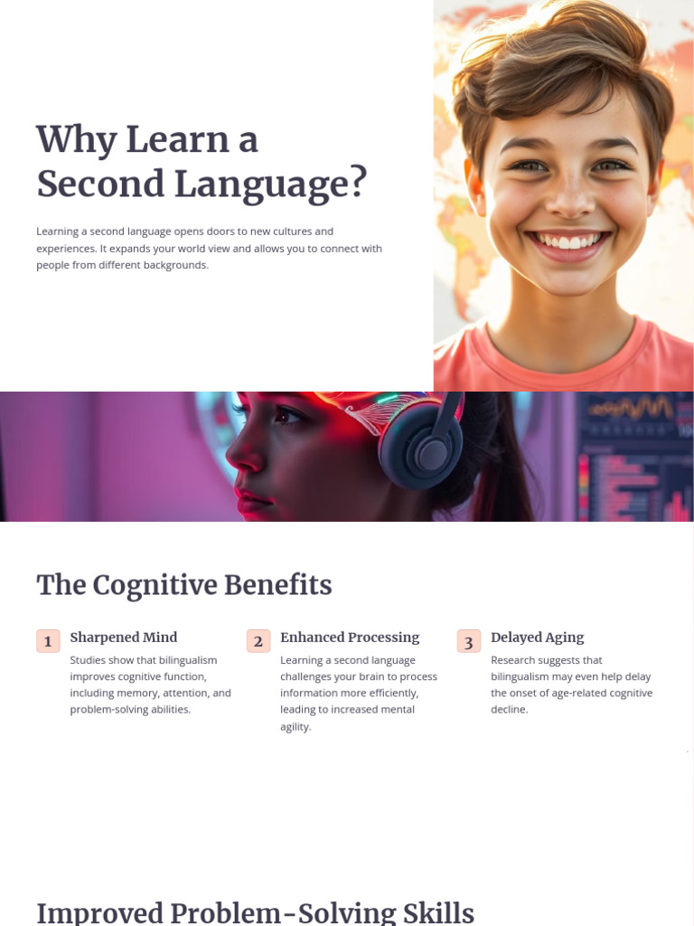 Why Learn A Second Language | PDF | Learning | Creativity