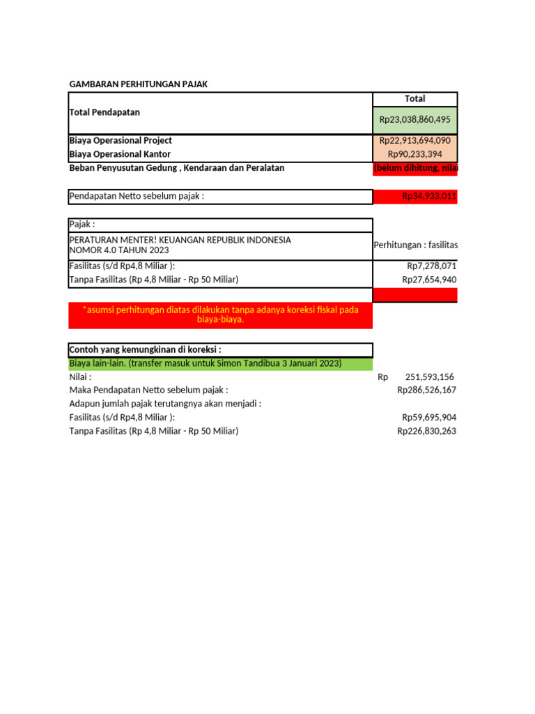 Excel Audit Pajak | PDF