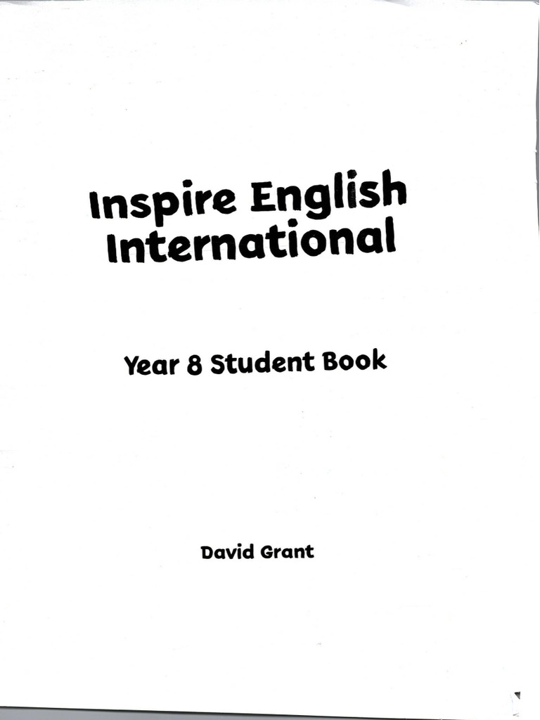 English Student Book Y8 - 0001 | PDF