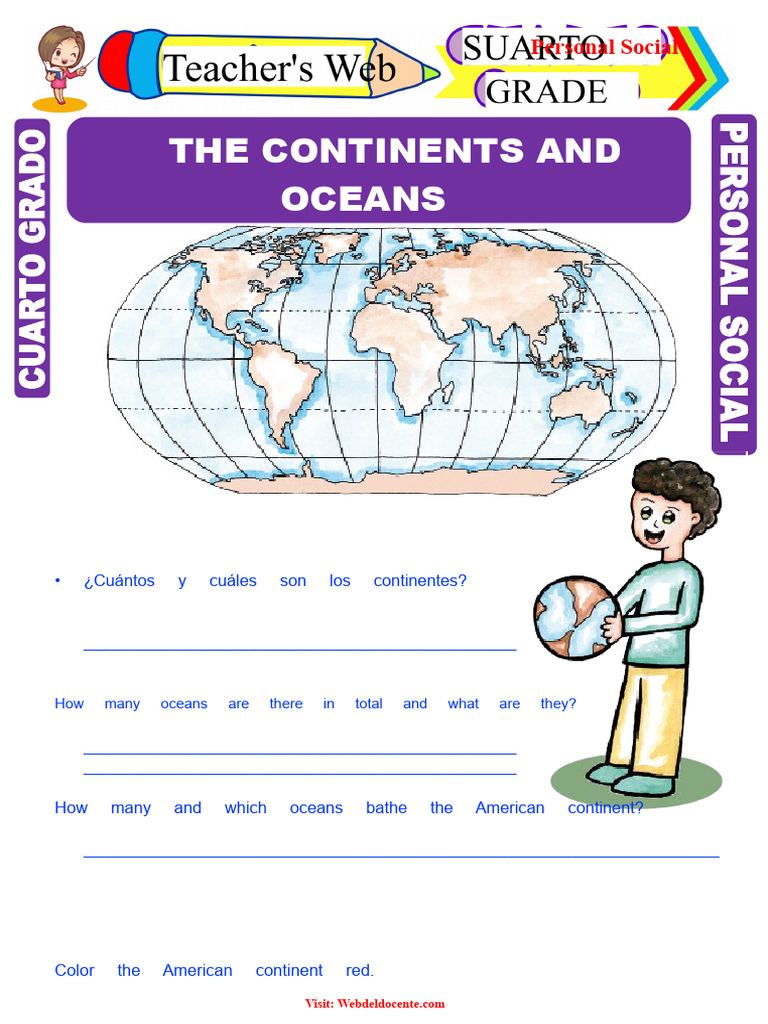 Continents and Oceans Overview | PDF | Continent | Earth Sciences