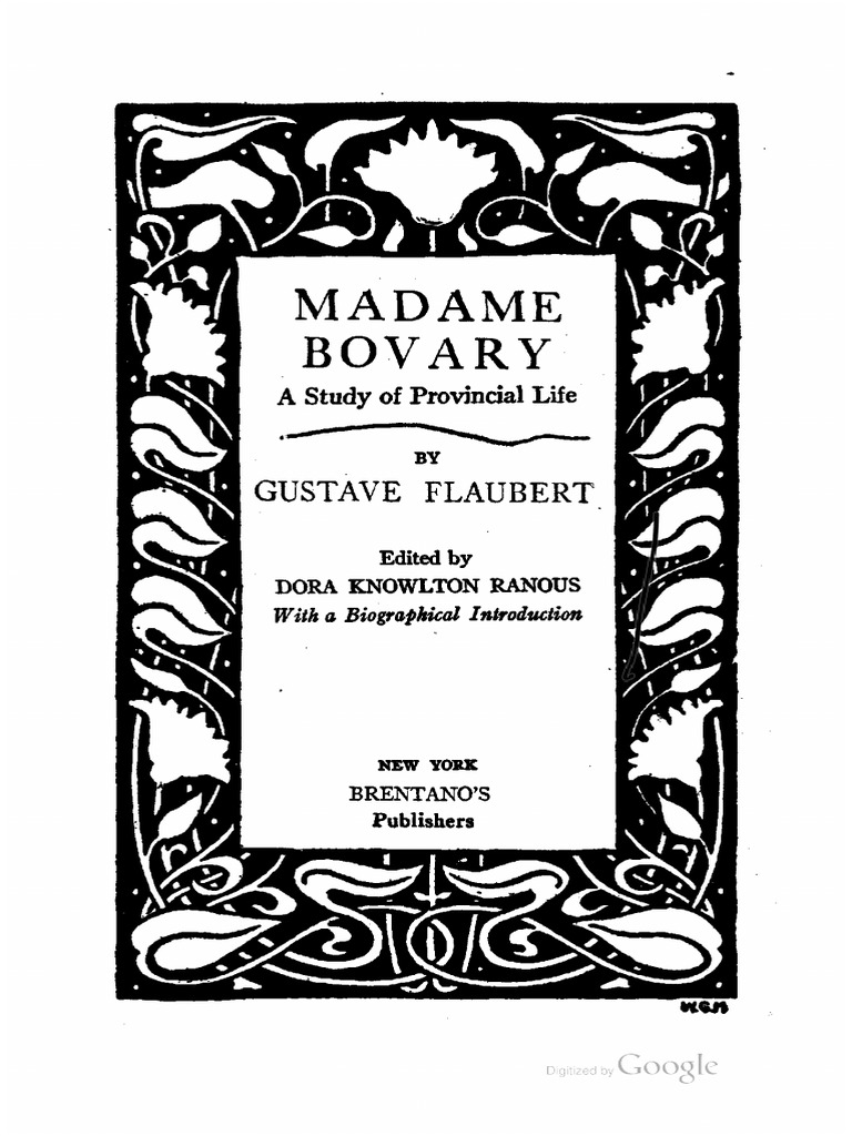 Madame Bovary | PDF