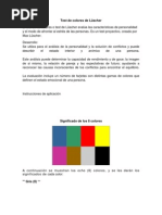 Ficha Técnica Luscher | PDF | Color | Felicidad