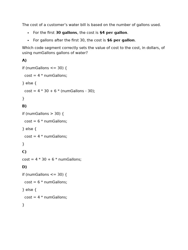 Pratice Question Unit Test | PDF