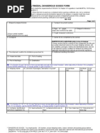 MO41 Template | Dangerous Goods