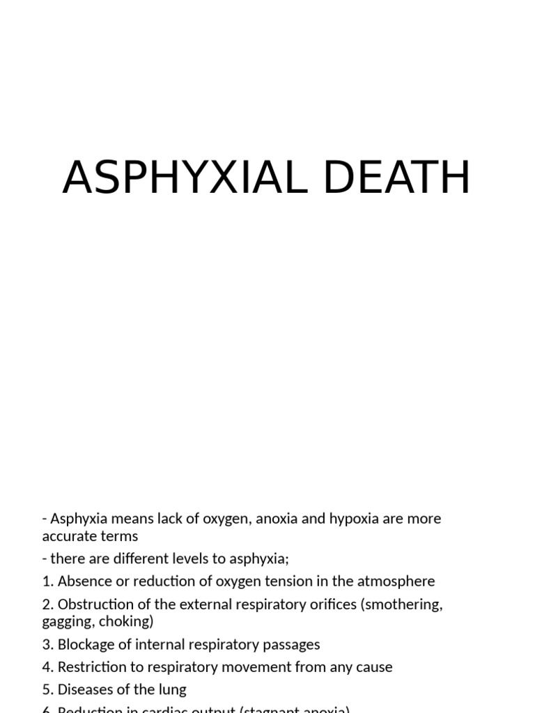 Asphyxial Death-Wps Office | PDF