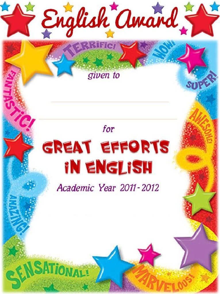End-OF-YEAR ENGLISH AWARDS | PDF
