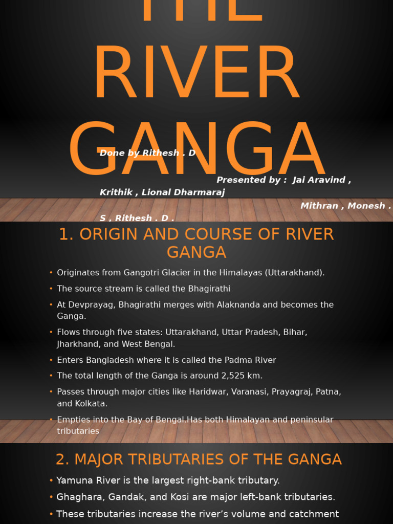 Ganga River: Origin, Importance & Ecosystem | PDF | Natural Environment ...