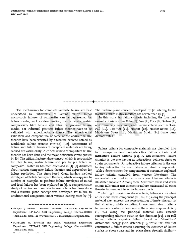 Failure Analysis of FRP Composite Laminates Using Progressive Failure ...
