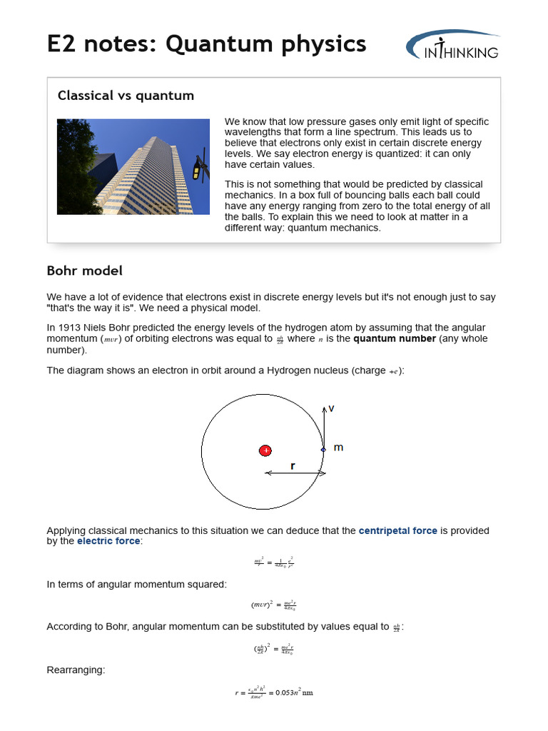 Quantum Physics | PDF | Electron | Quantum Mechanics