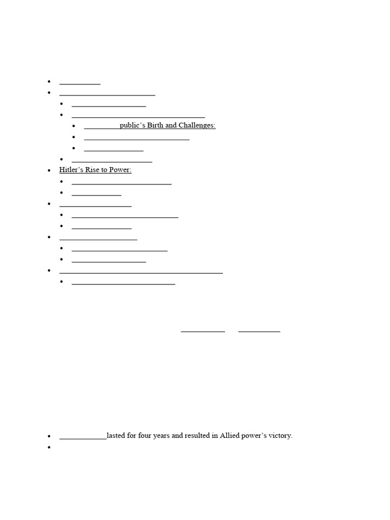 Notes For Nazism and The Rise of Hitler.1758785169 | PDF | Nazi Germany ...