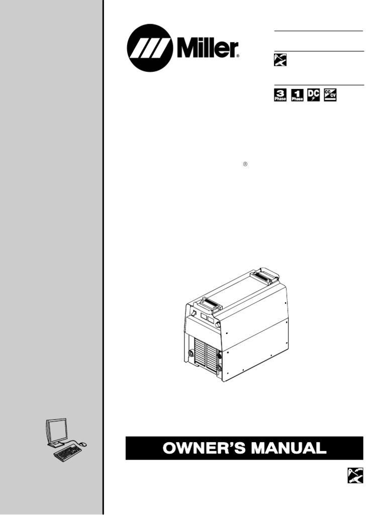 Miller XMT 304 Owner's Manual | PDF | Welding | Construction