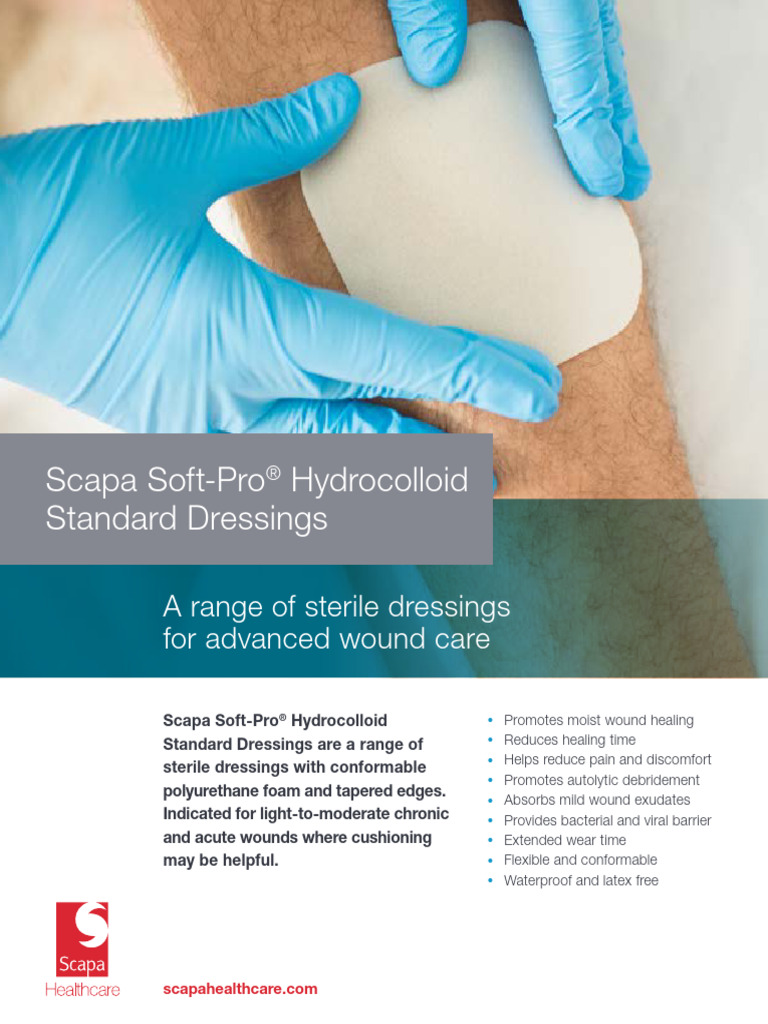 Hydrocolloid Awc Standard Dressing Information Sheet | PDF