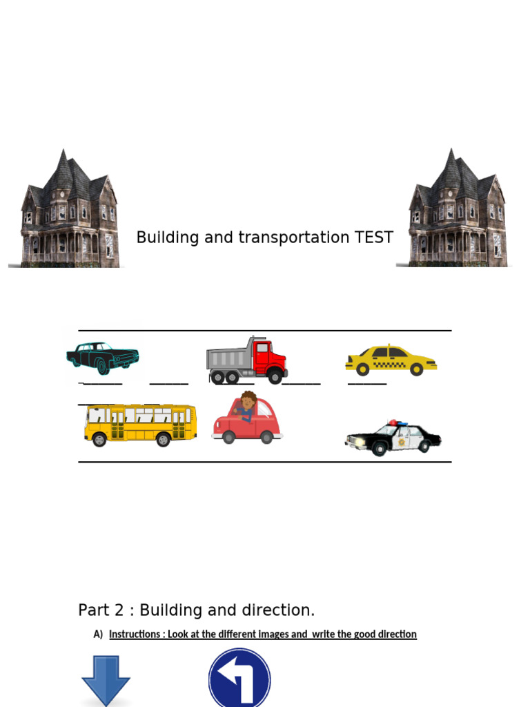 Transport Exam Grade 4-5 | PDF | Linguistics