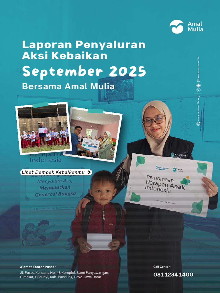 Laporan Penyaluran Amal Mulia - September 2025 | PDF