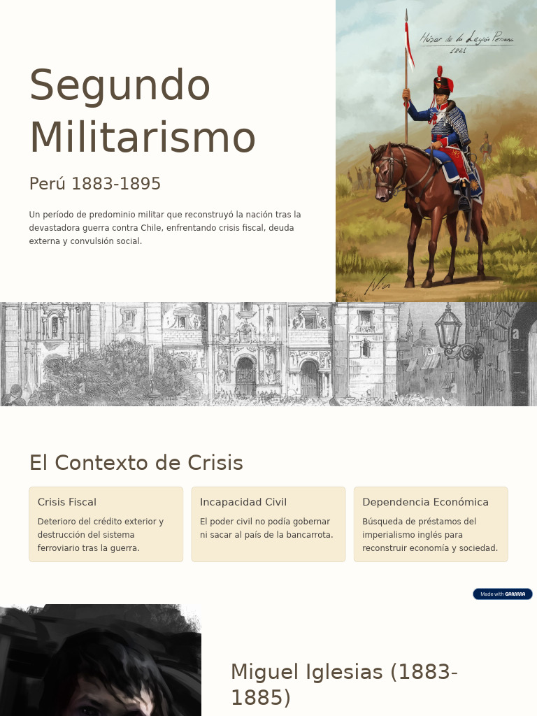 Segundo Militarismo | PDF | Perú | América del Sur