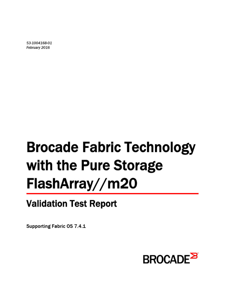 Brocade Vcs Pure m20 Fos 741 VT | PDF | Computer Network | Computer ...
