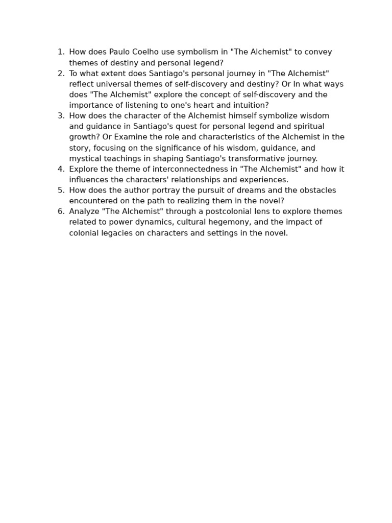 Alchemist | PDF