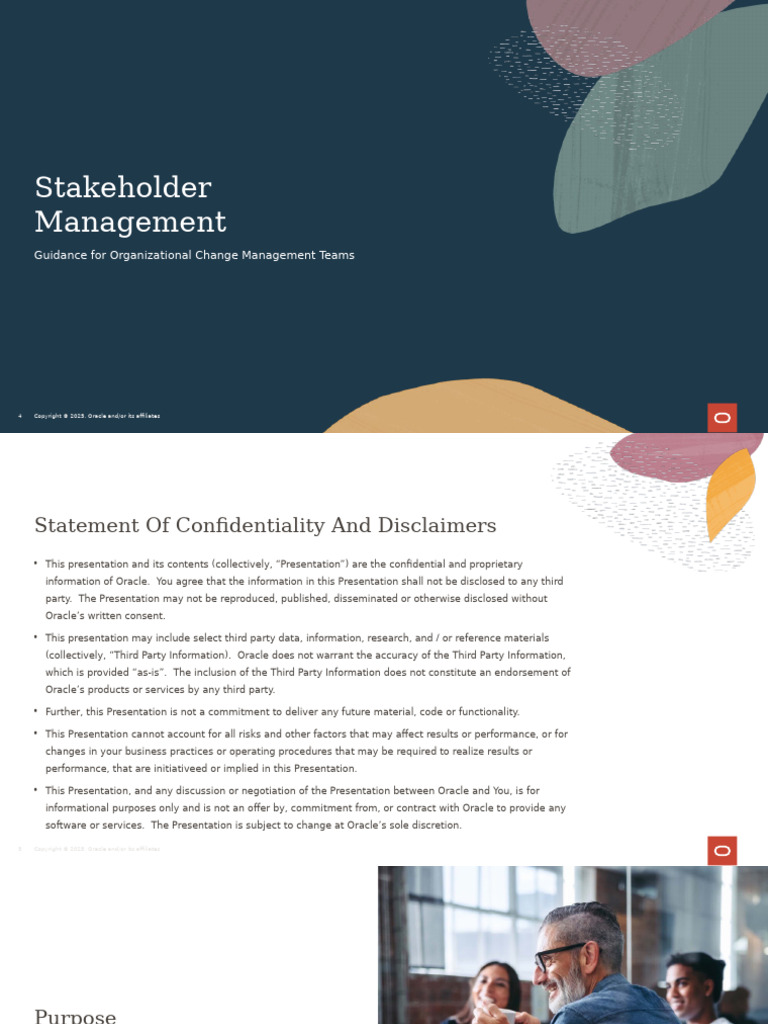 Stakeholder Strategy for Change Management | PDF | Oracle Corporation ...