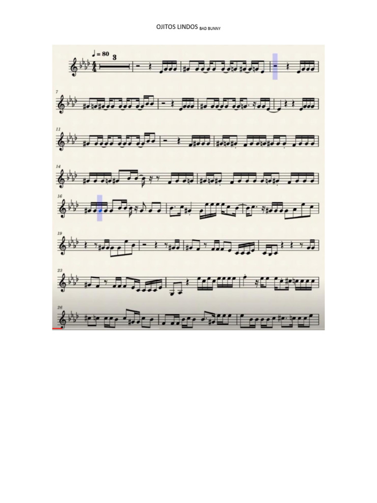 Ojitos Lindos | PDF