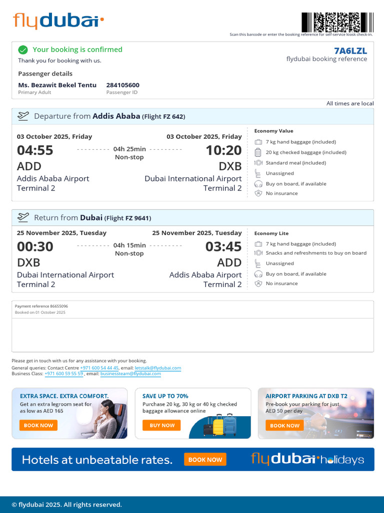 Bezawit Bekel Tentu-7a6lzl | PDF | Airlines | Civil Aviation