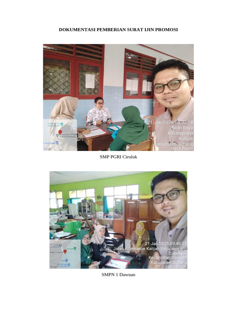 Dokumentasi Pemberian Surat Ijin Promosi | PDF