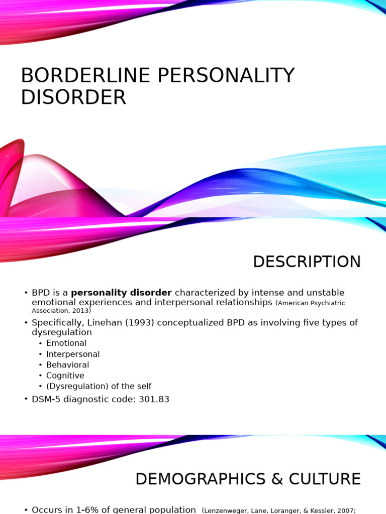 Understanding Borderline Personality Disorder | PDF | Borderline ...