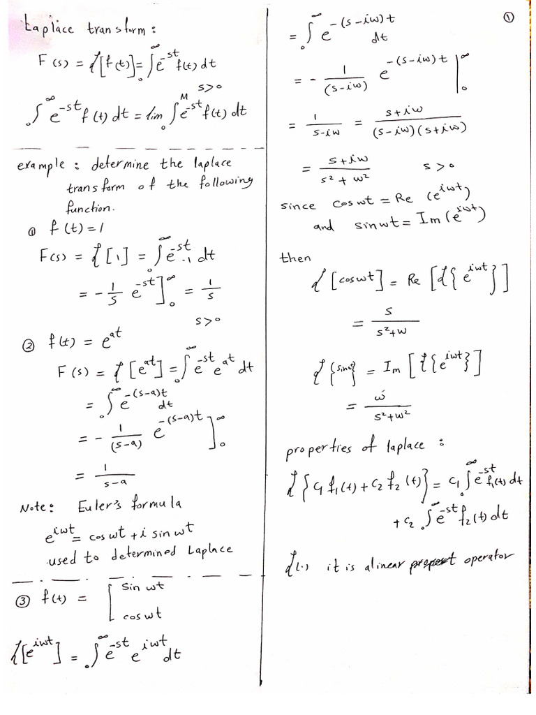 Laplace With Example | PDF