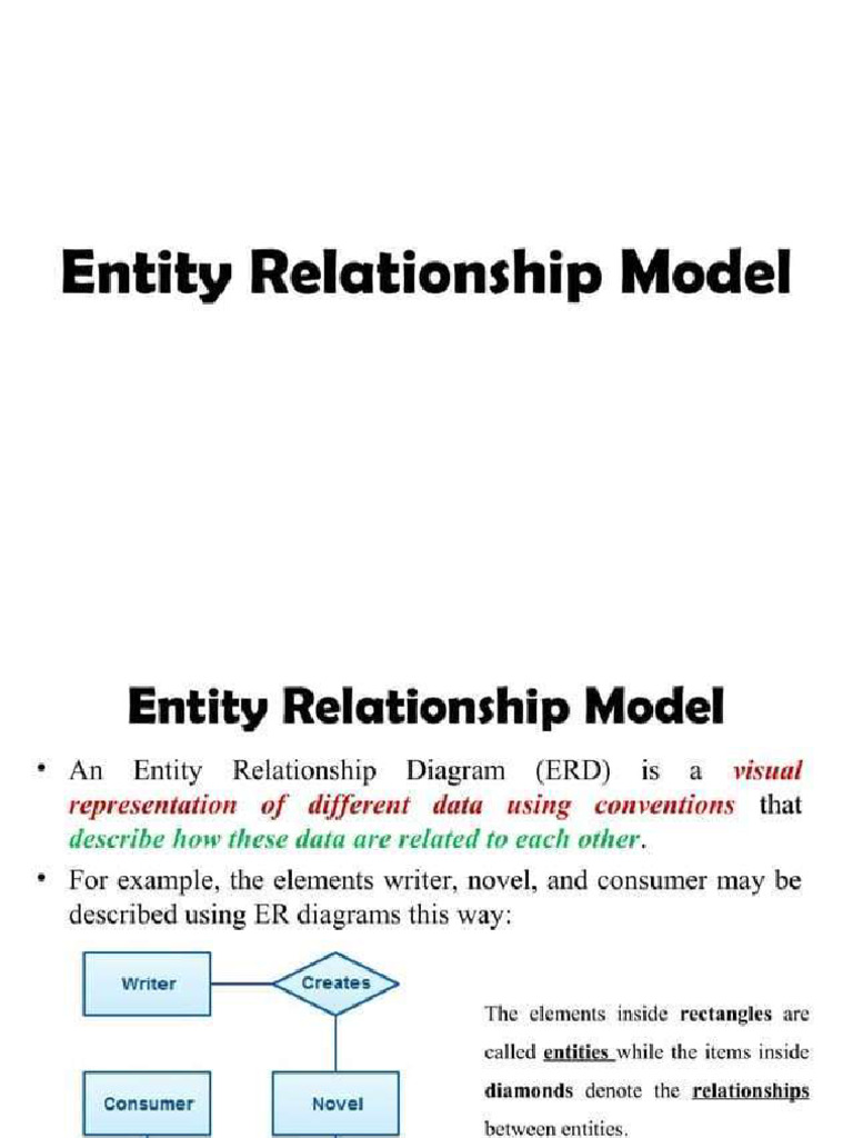 Entity Relationship Diagram | PDF