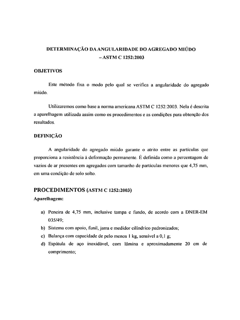 Astm C 1252 | PDF