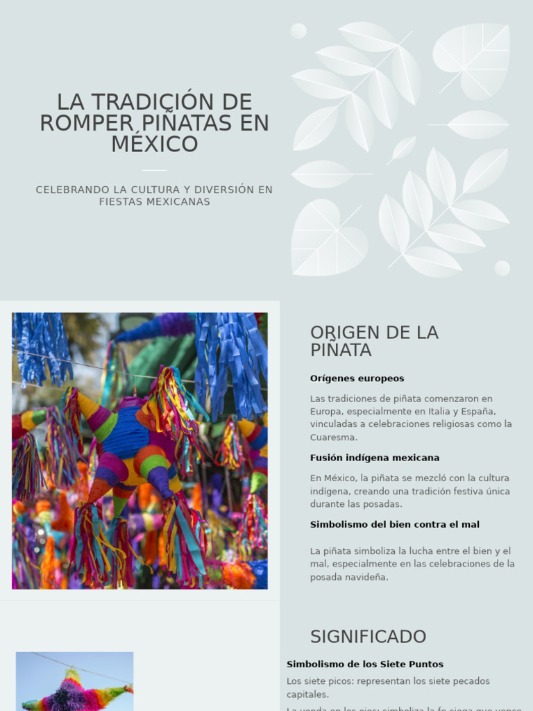 Tradicion Pinata Mexico | PDF