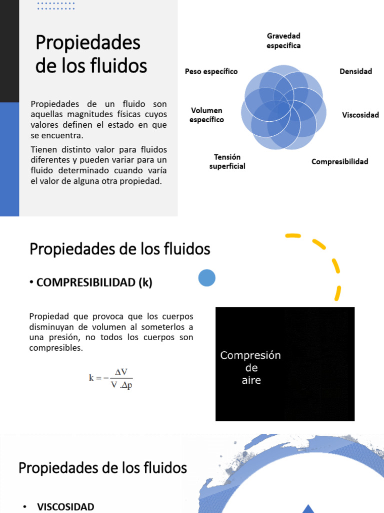 Propiedades de Los Fluidos | PDF | Densidad | Fluido