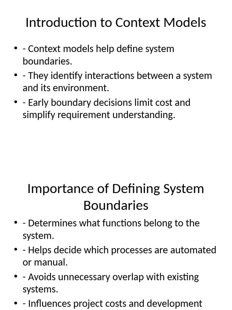 Context Models in Software Engineering | PDF | System | Unified ...
