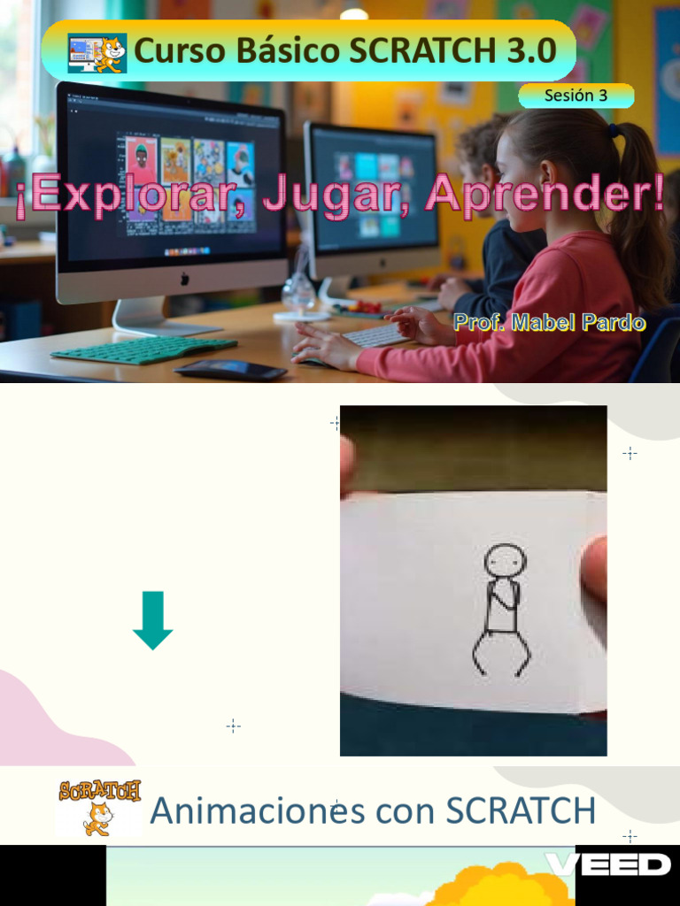 Taller de SCRATCH_Nivel Básico_sesion 3 | PDF | Scratch (lenguaje de ...